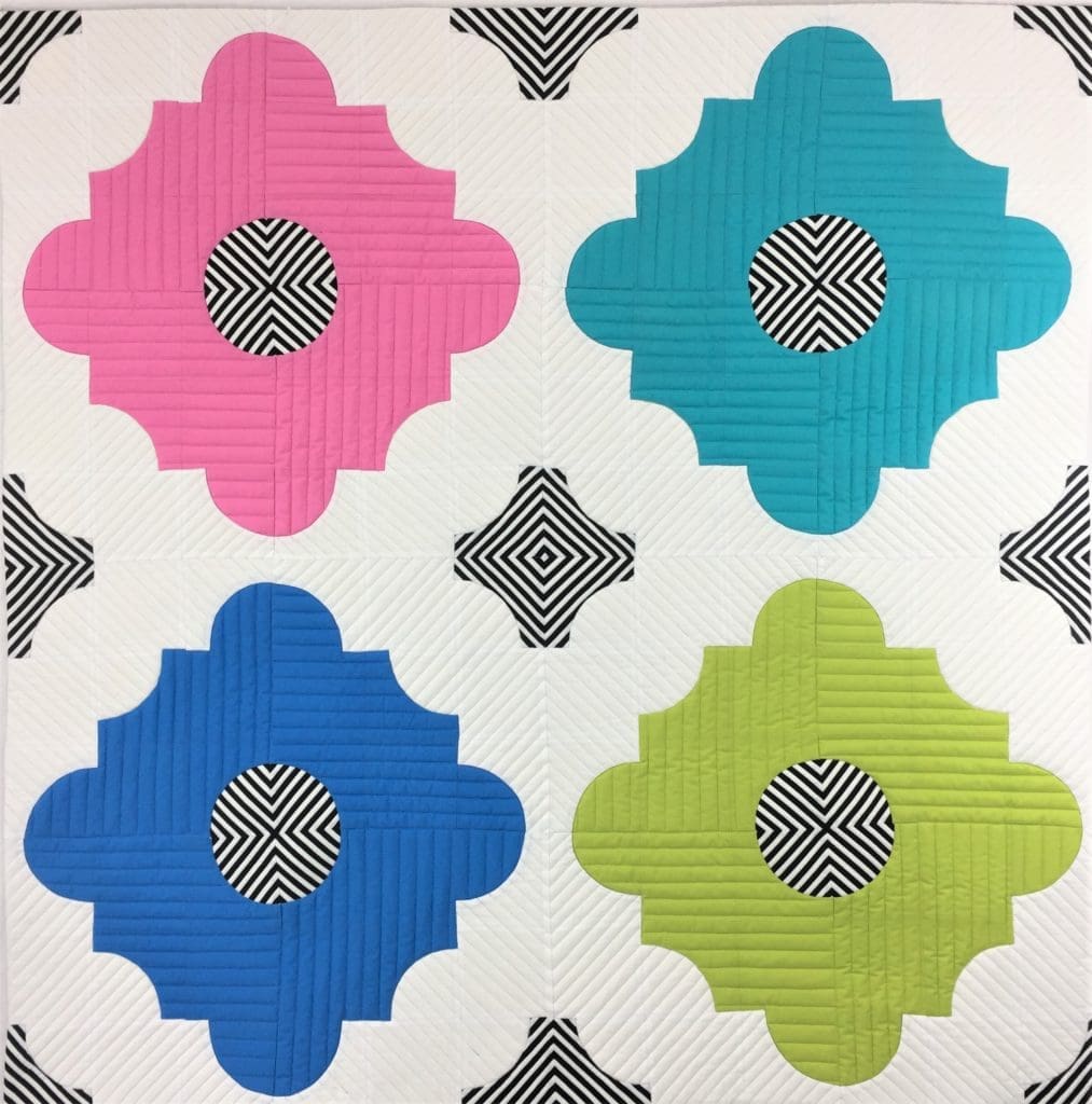 Moroccan Tiles Quilt Pattern - Paper Pattern - Kustom Kwilts