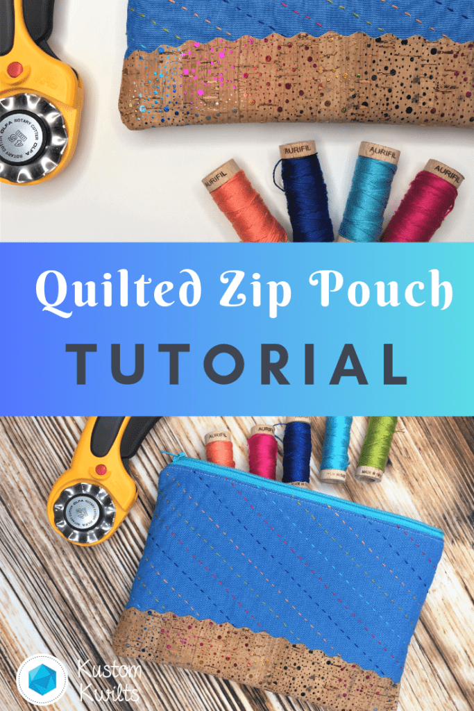 Easy Zip Pouch Tutorial - Kustom Kwilts