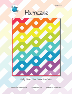 Hurricane Quilt Pattern - Paper Pattern - Kustom Kwilts