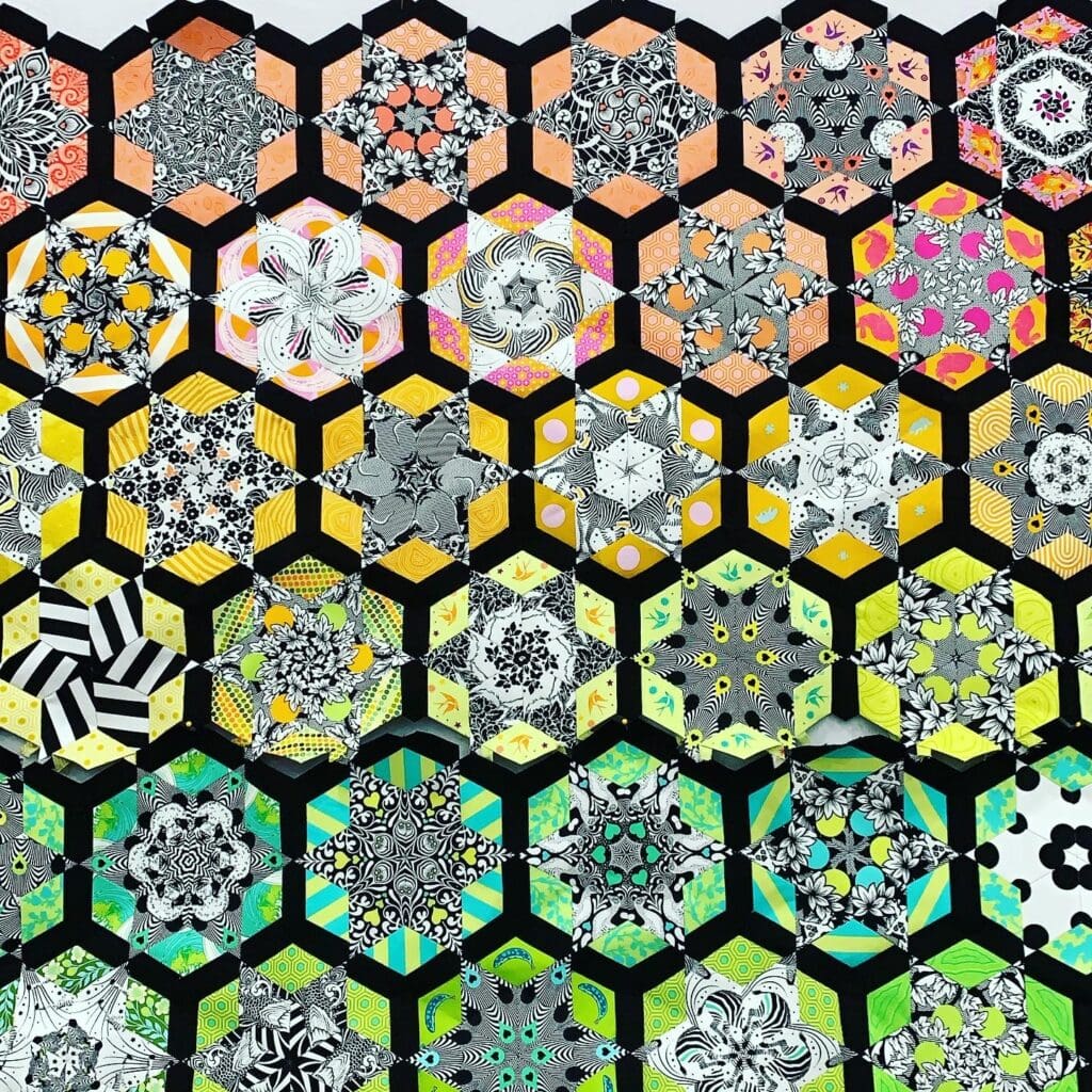 Spellbound EPP - a magical quilt pattern - Kustom Kwilts