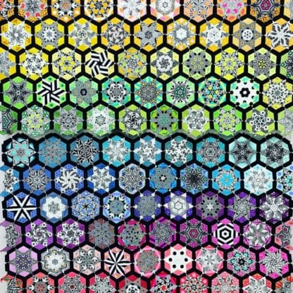 Throwing Stars Quilt PDF Pattern - Digital Download - Kustom Kwilts