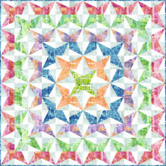 Throwing Stars Quilt PDF Pattern - Digital Download - Kustom Kwilts