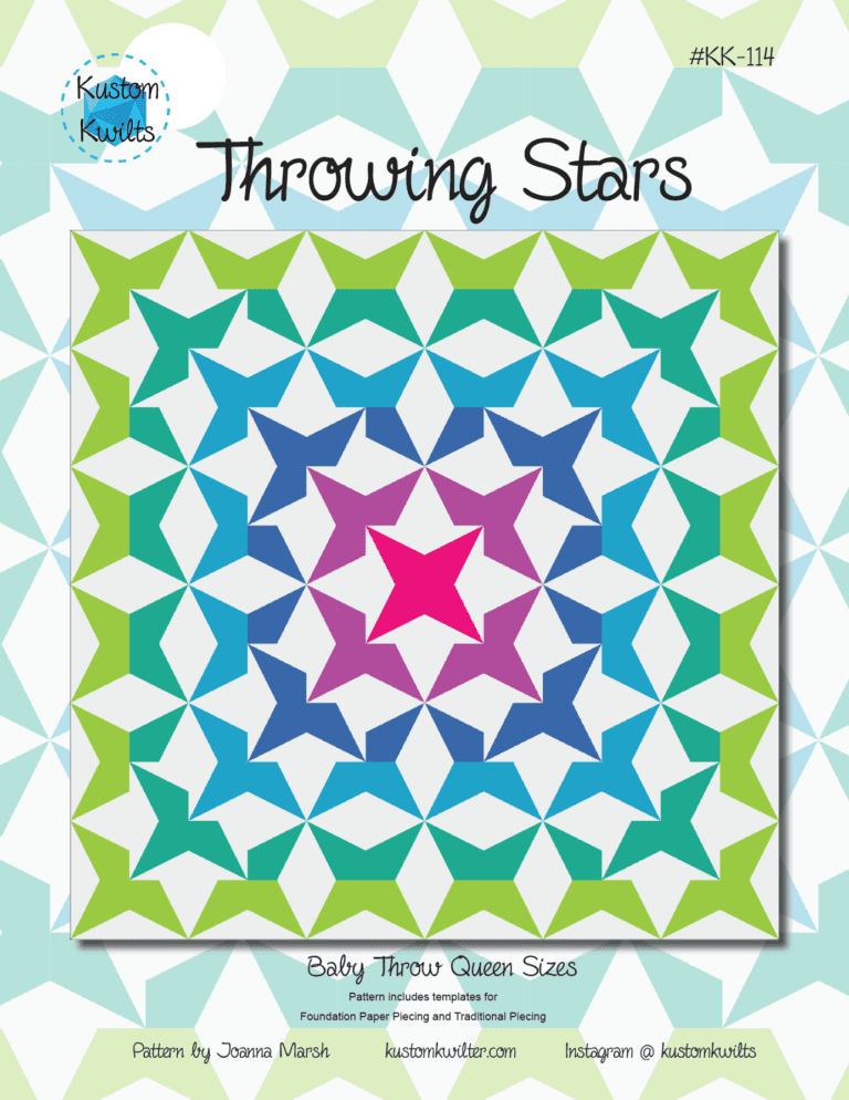 Dreamer's Star PDF Quilt Pattern - Digital Download - Kustom Kwilts