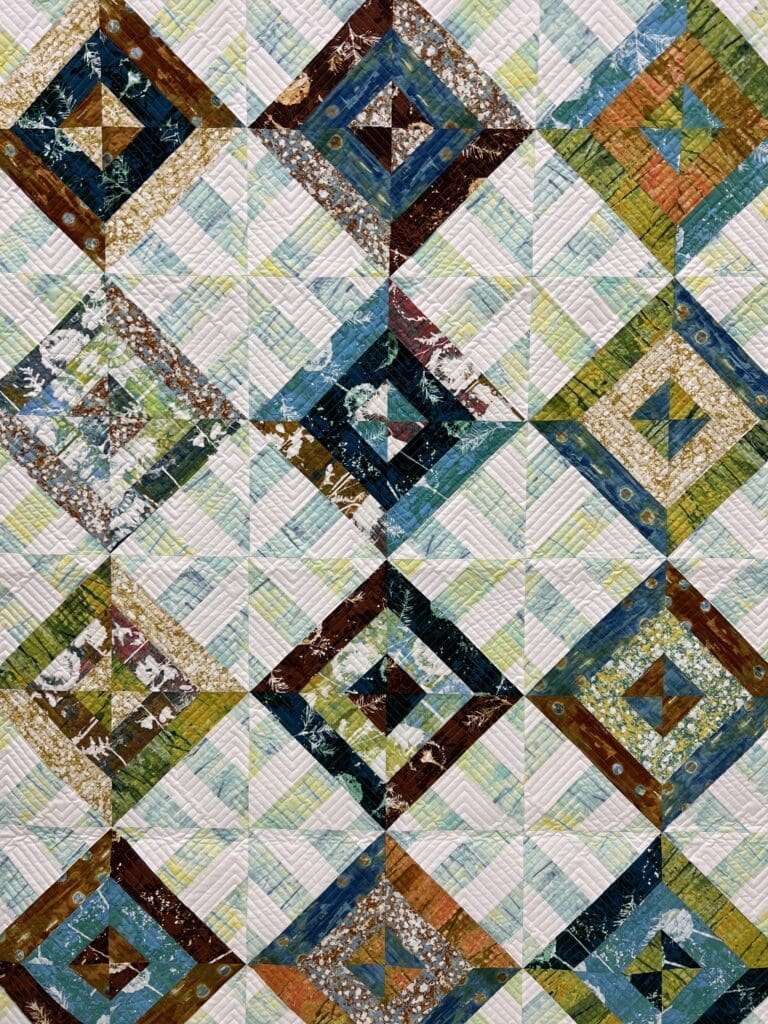 Rainbow Ripples Quilt PDF Pattern - Digital Download - Kustom Kwilts