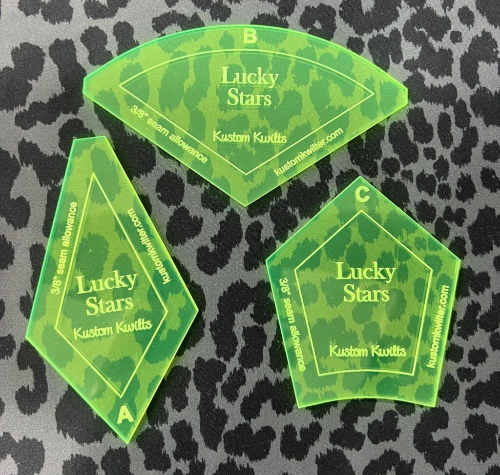Lucky Stars EPP Quilt Pattern - Kustom Kwilts