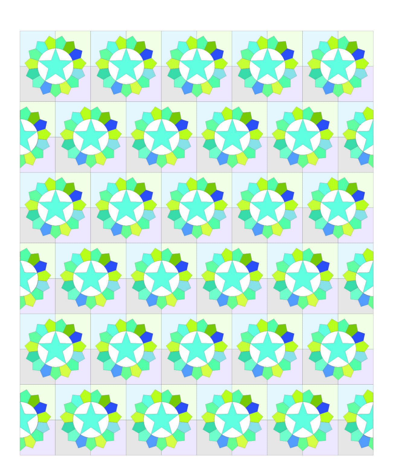 Lucky Stars EPP Quilt Pattern - Kustom Kwilts