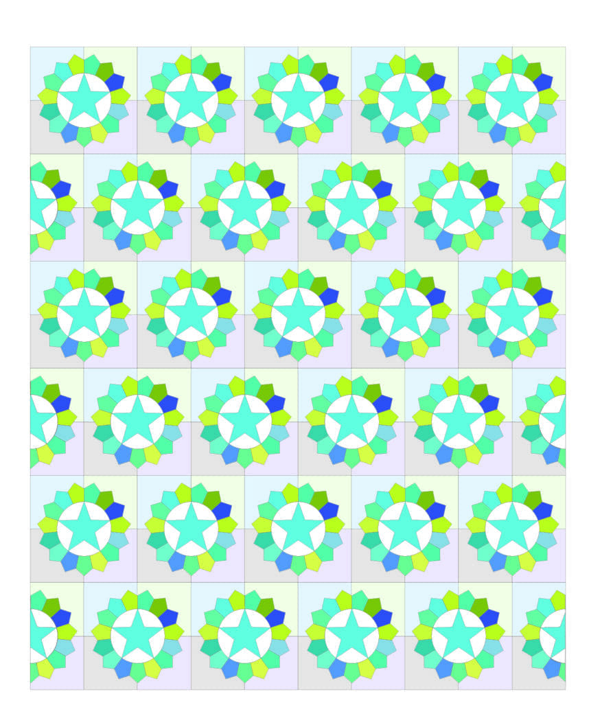 Lucky Stars EPP Quilt Pattern - Kustom Kwilts